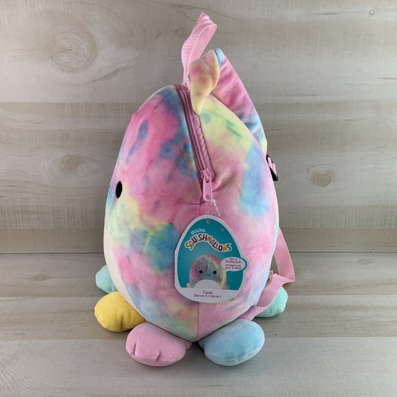 Kellytoy | Toys | Squishmallow 2 Opal The Octopus Backpack Tie Dye ...